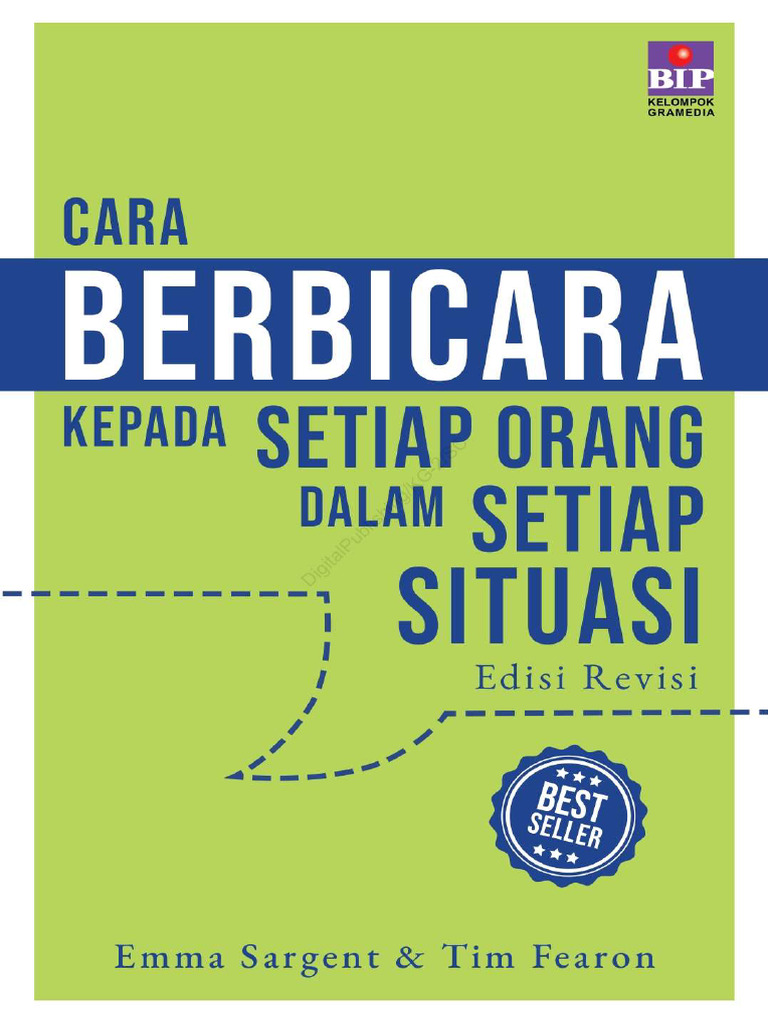 Cara Berbicara Kepada Setiap Orang Dalam Setiap Situasi | PDF