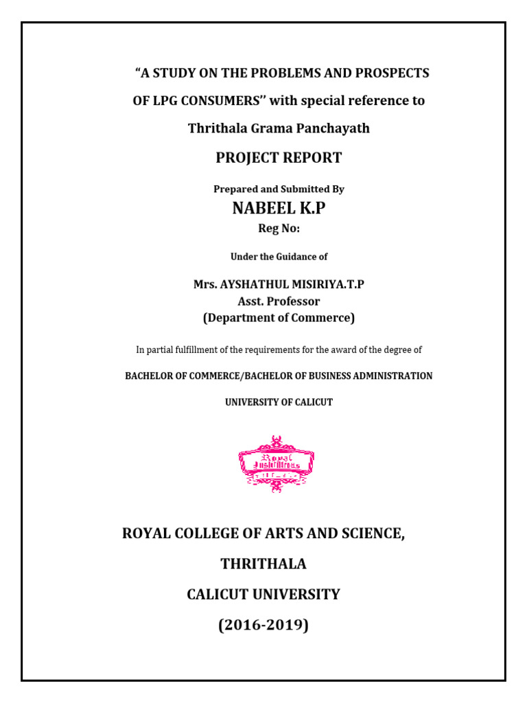 Calicut Project | PDF