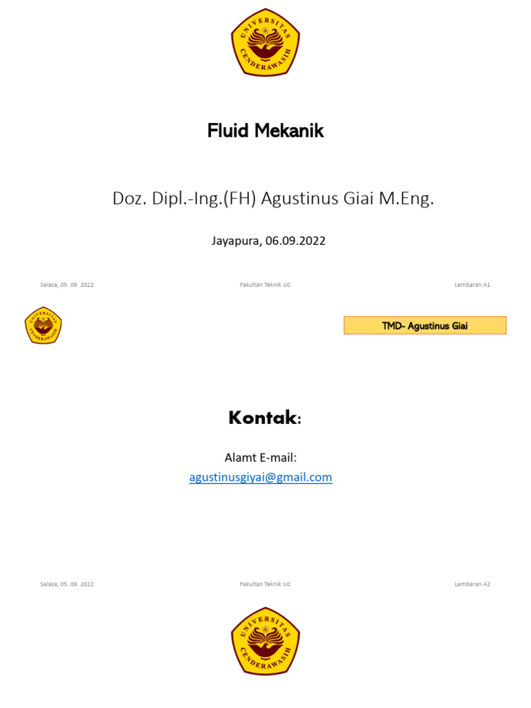 4 - Fluid Mekanik - UC - 24102021 | PDF