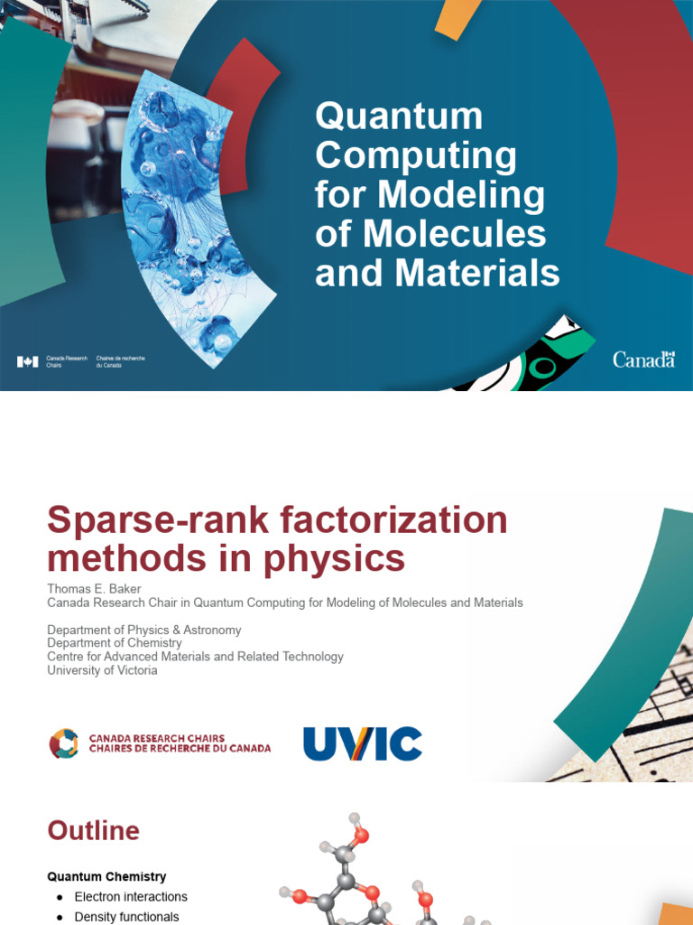 Quantum Computing Methods | PDF | Density Functional Theory | Quantum Computing