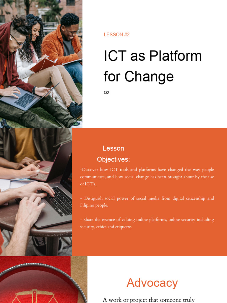 ICT-as-Platform-for-Change.pptx | PDF | Social Media | Popular Culture ...