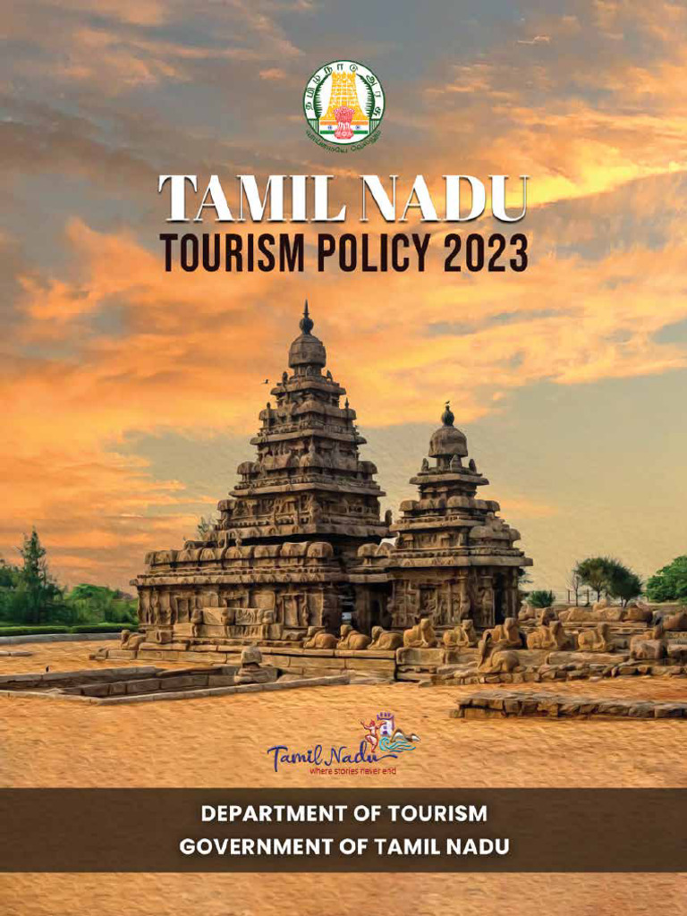 Tamil Nadu Tourism Policy 2023 PDF Tourism Sustainability