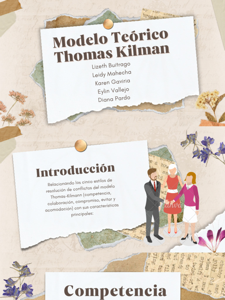 Estilos de Conflicto Thomas-Kilmann | PDF | Crecimiento personal y ...