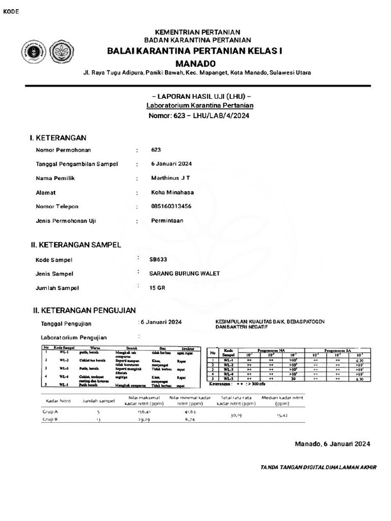 Scan Hasil Lab | PDF