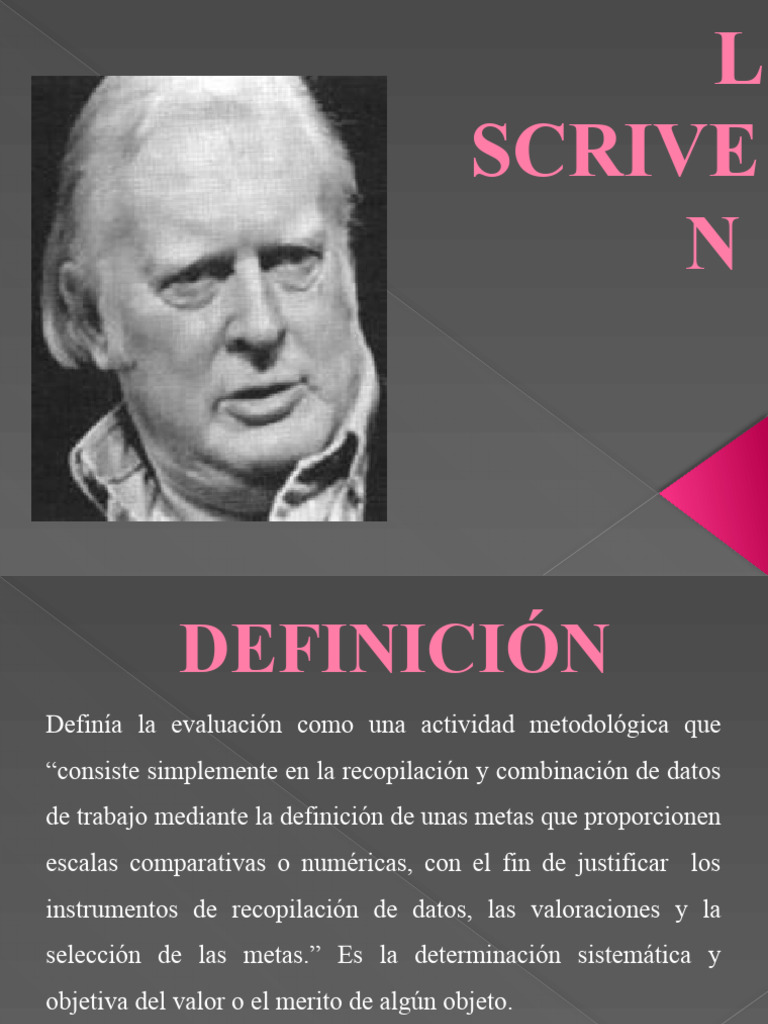 Michael Scriven | PDF