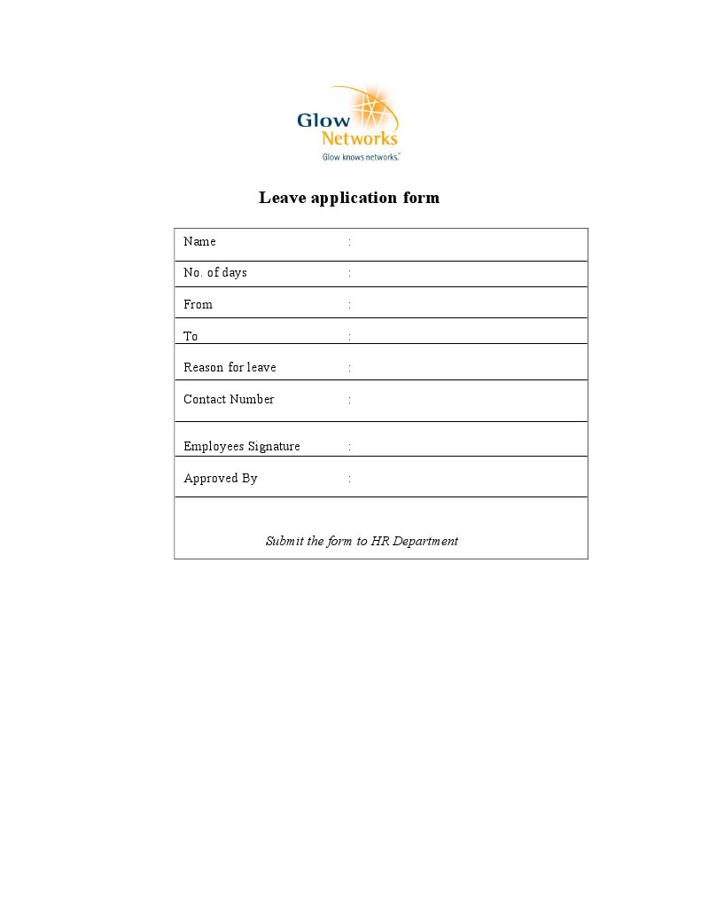 Leave Application Form 2011 | PDF | Career & Growth | Business