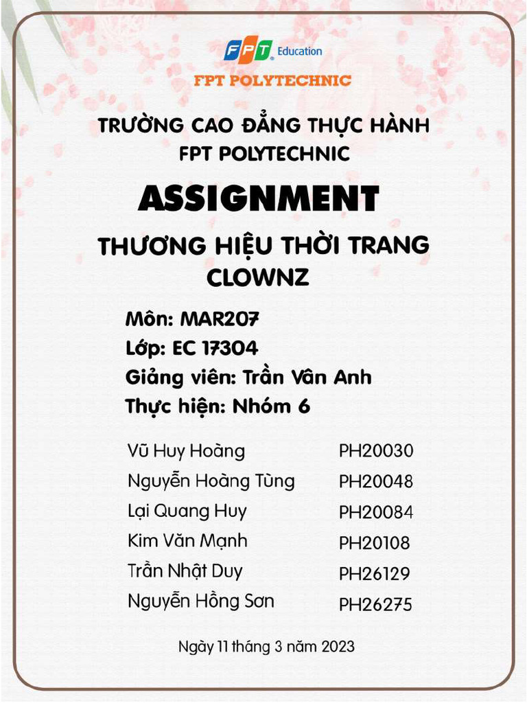 ASM TRUYỀN THÔNG NHÓM 6 | PDF