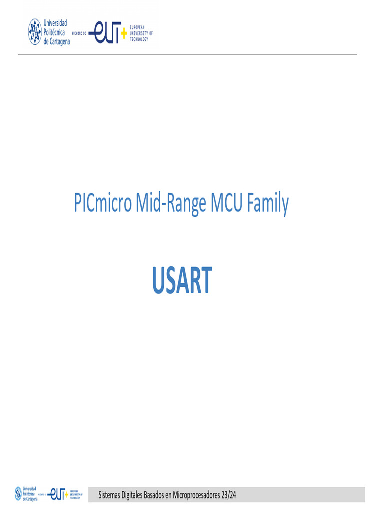 Tema 5 - USART | PDF | Microcontroller | Transmitter