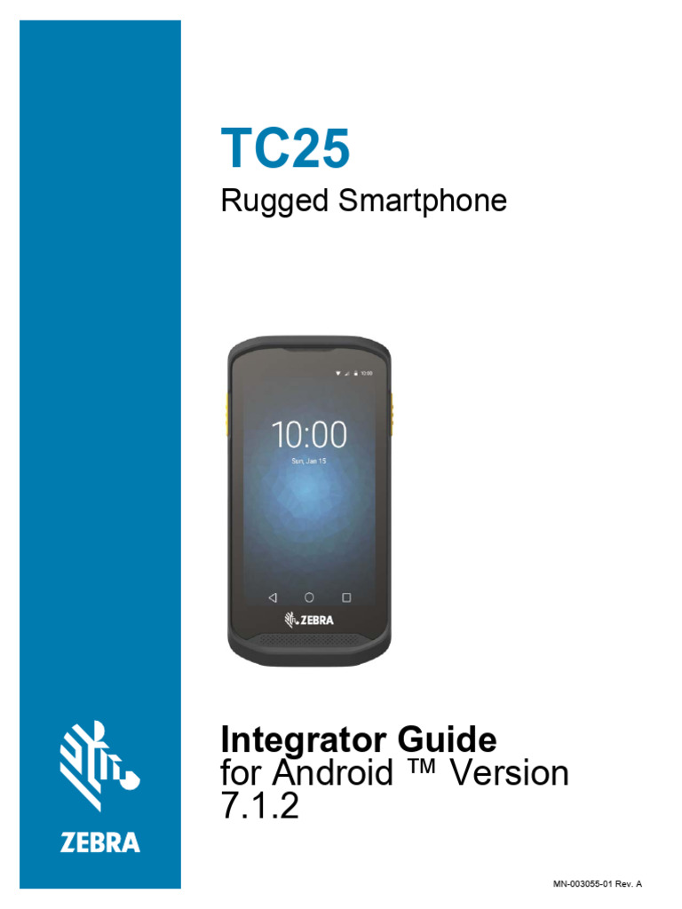 Zebra Tc25 Integrator Guide | PDF