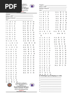 Multiple Choice Bubble Sheet Template Customize This Word | PDF ...