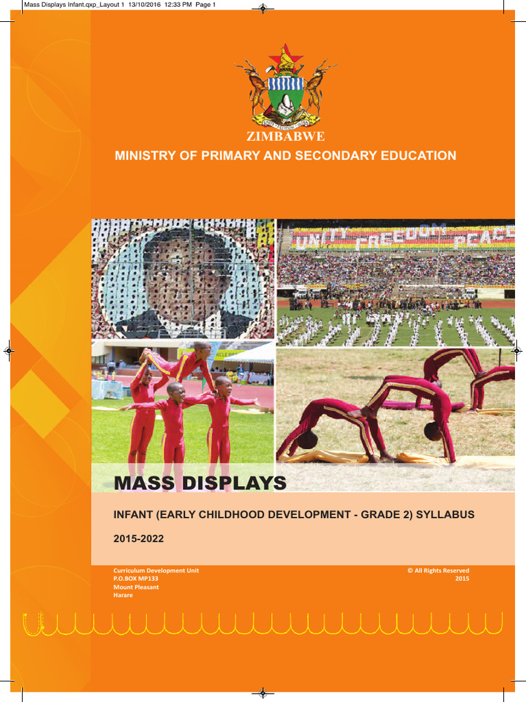 ECD Mass Displays Syllabus 2015-2022 | PDF | Learning | Child Development
