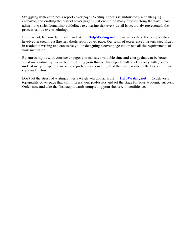 Thesis Report Cover Page | PDF | Thesis | Adobe Photoshop