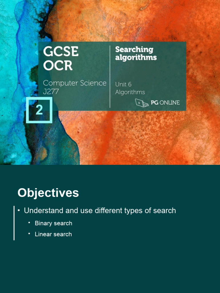 T2 Searching algorithms | PDF | License | Software Engineering T2 Searching algorithms | PDF | License | Software Engineering