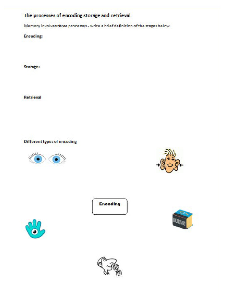 Encoding Sheet | PDF