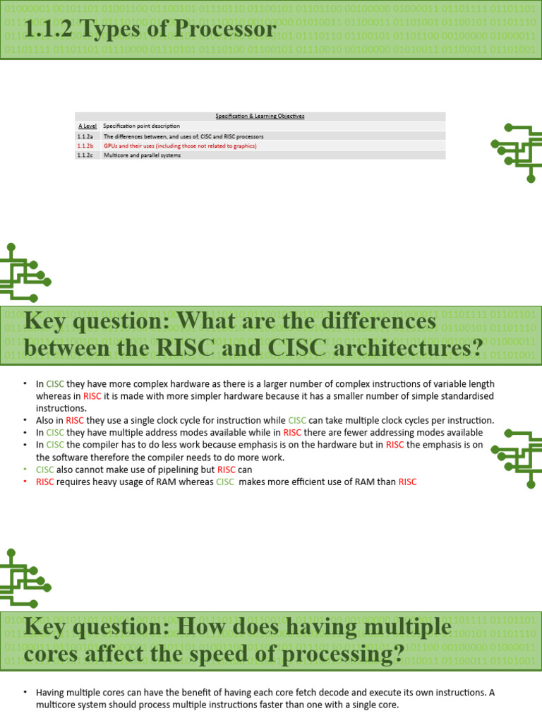 SLR 2 Types of Processor | PDF | Central Processing Unit | Multi Core Processor