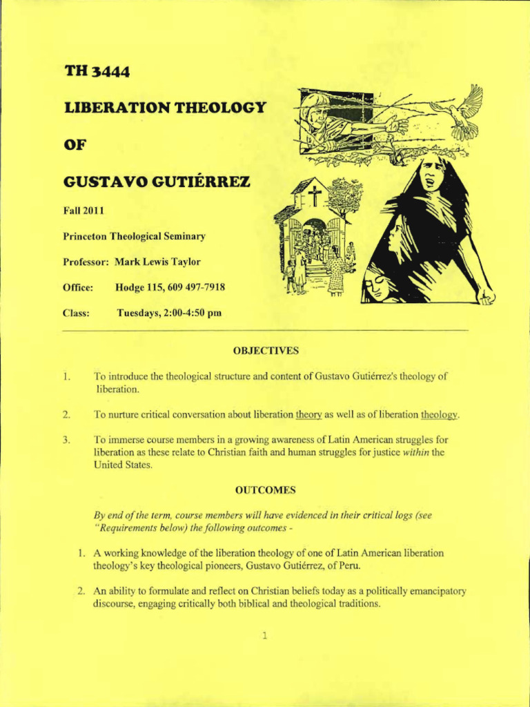 Liberation Theology of Gustavo Gutierrez | PDF