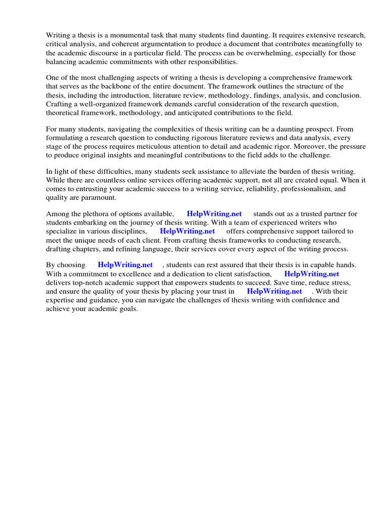 Thesis Framework Download | PDF | Conceptual Model | Theory