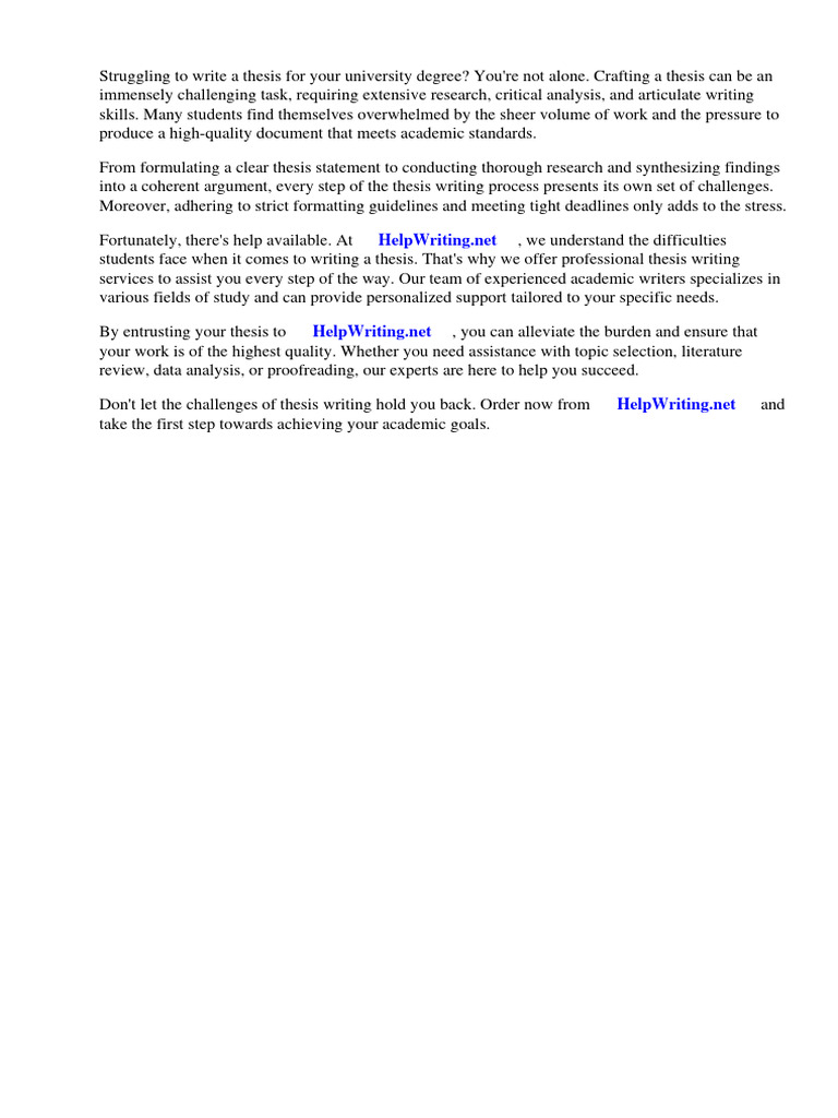 University Thesis Examples | PDF | Thesis | Information