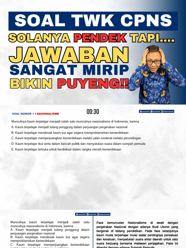 Latihan Soal TWK 11 | PDF