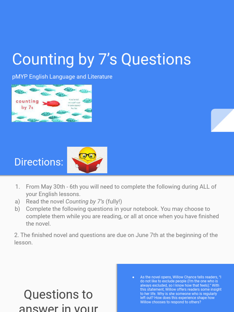 Counting by 7s: Character Insights and Themes | PDF | Self-Improvement