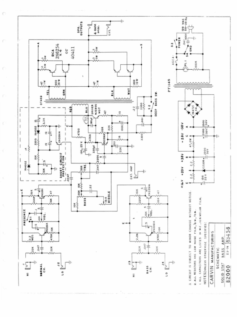 CARVIN b2000 - Solid - State | PDF