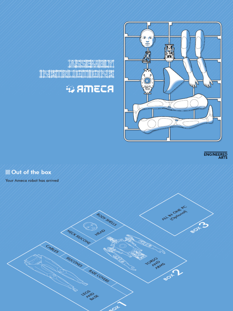 Ameca Robot Setup Guide | PDF | Electrical Connector | Electrical Engineering