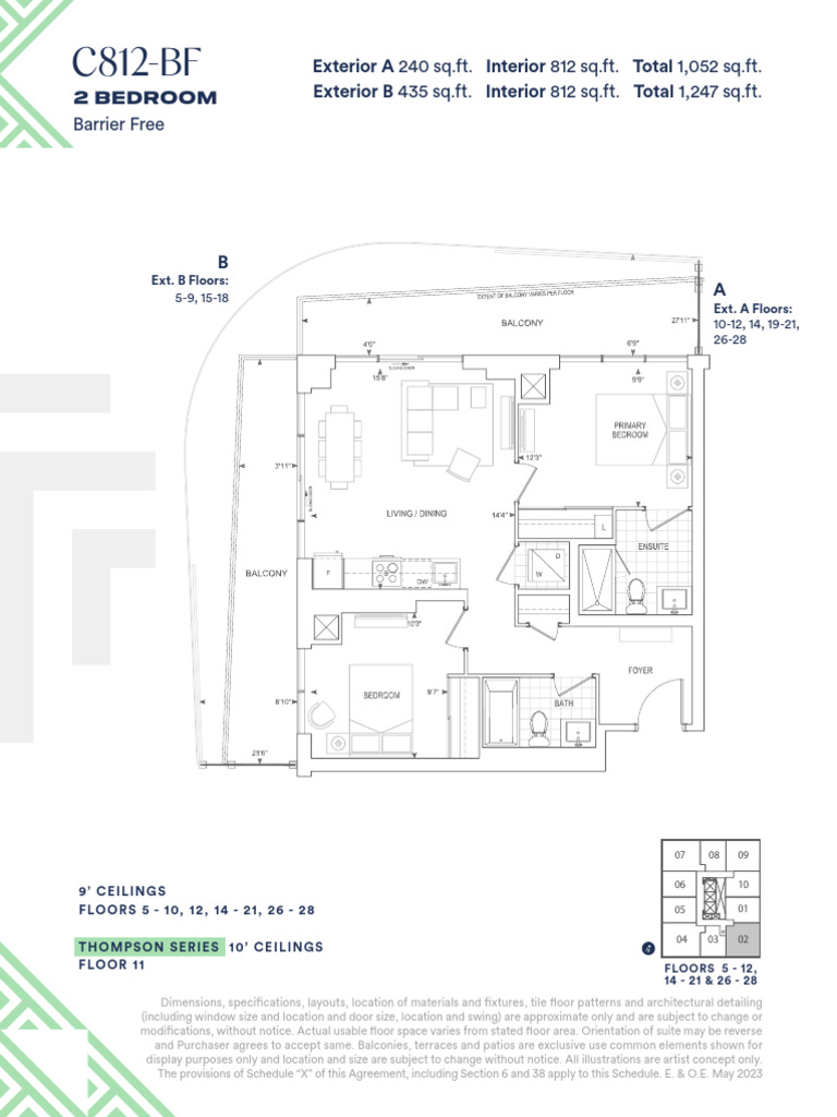 Thompson Towers Apartment Layouts | PDF | Buildings And Structures