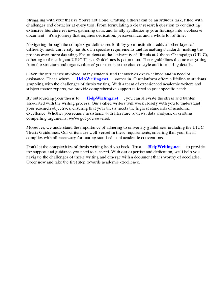 Uiuc Thesis Guidelines Pdf Thesis Science