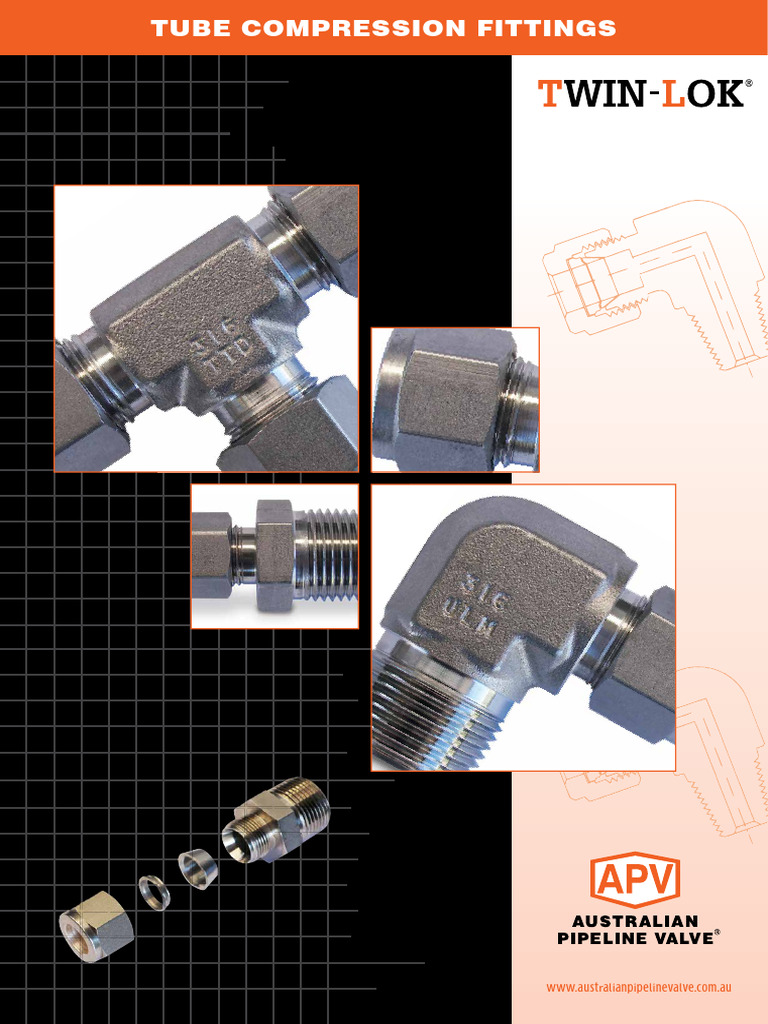 APV Twinlok Fittings - Tubing | PDF | Pipe (Fluid Conveyance ...
