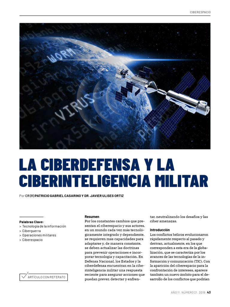 4. La-ciberdefensa-y-la-ciberinteligencia-militar | PDF | Guerra ...