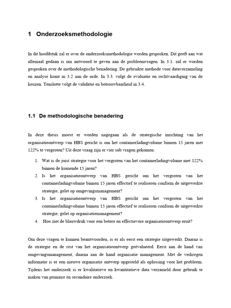 Methodologie | PDF
