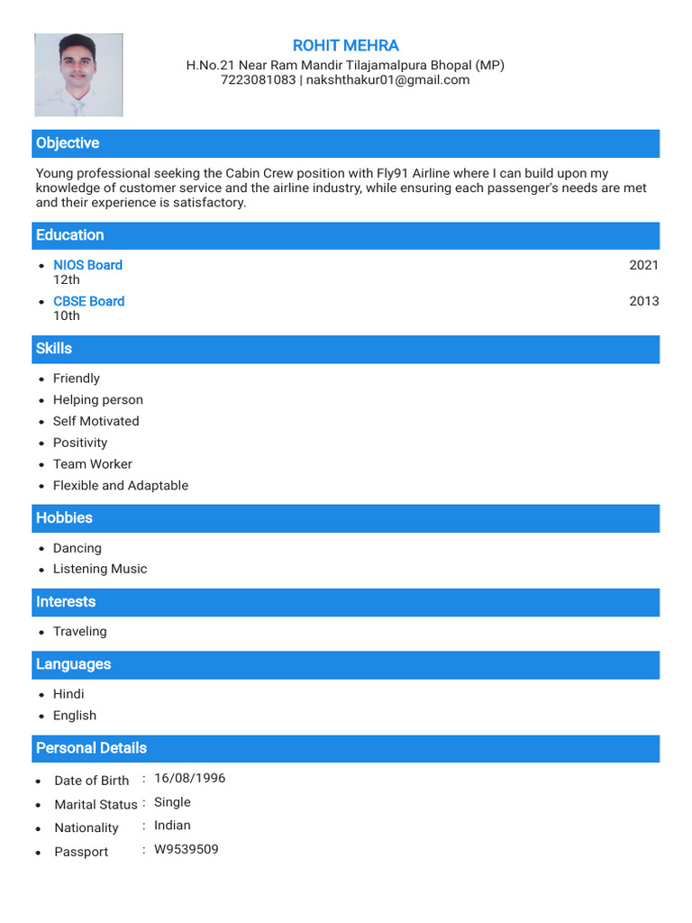 Resume.Rohit Mehra | PDF