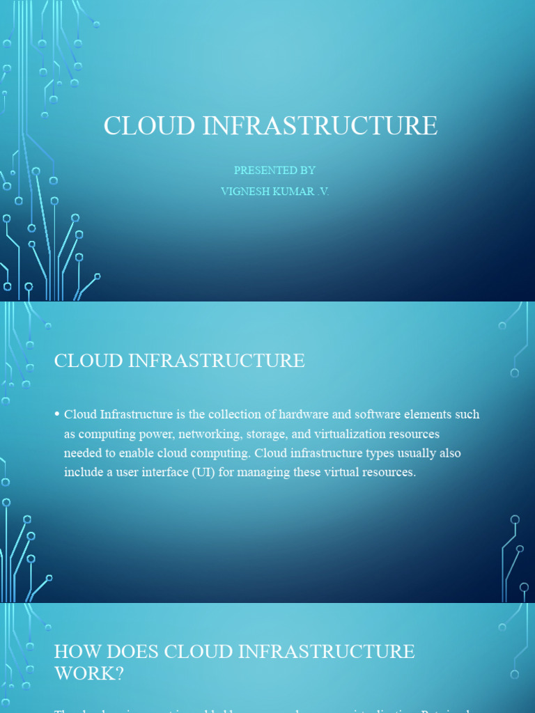 Cloud Infrastructure | PDF | Cloud Computing | Virtualization