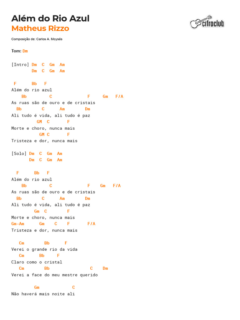 Além Do Rio Azul - Matheus Rizzo | PDF