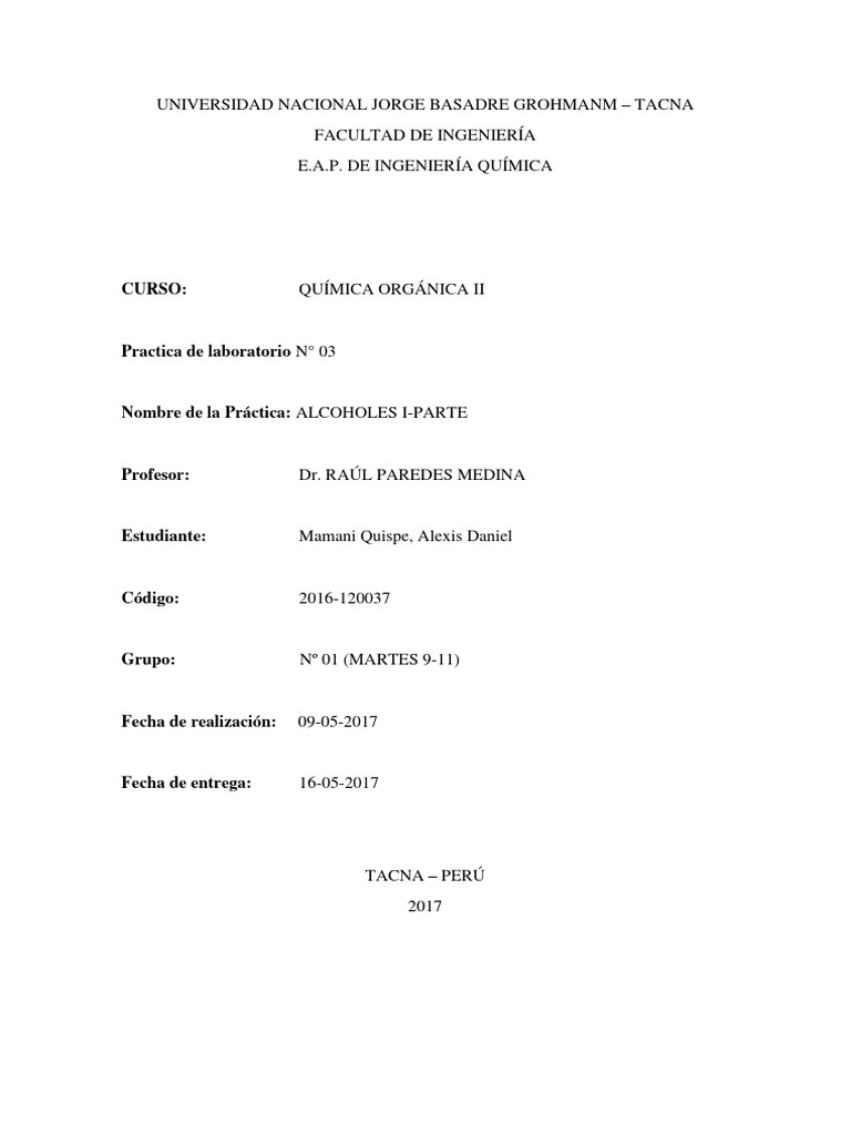 Alcoholes: Propiedades y Reacciones | PDF | Etanol | Hidróxido de sodio