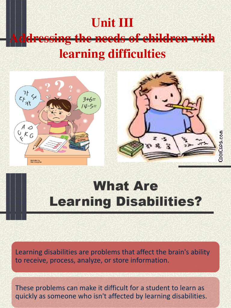 unit 3 (1) | PDF | Attention Deficit Hyperactivity Disorder | Learning ...