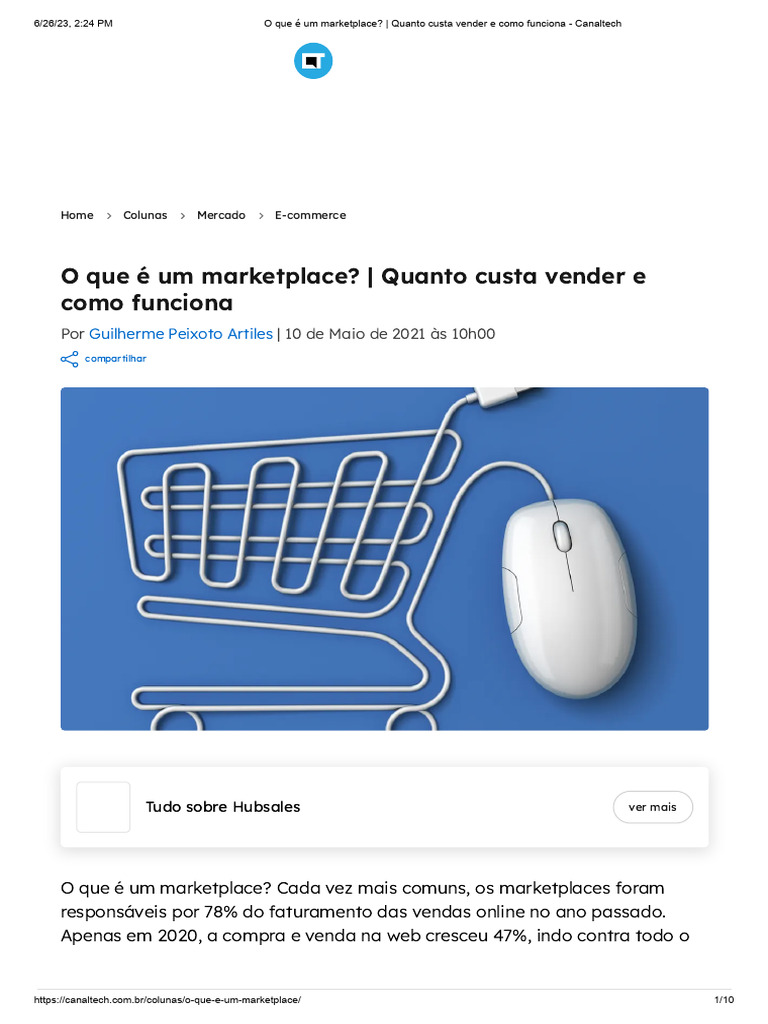 O Que É Um Marketplace - Quanto Custa Vender e Como Funciona ...