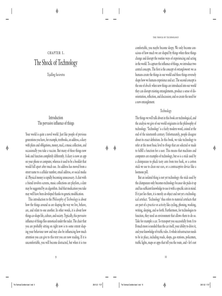 The Impact of Technology on Society | PDF | René Descartes | Reality