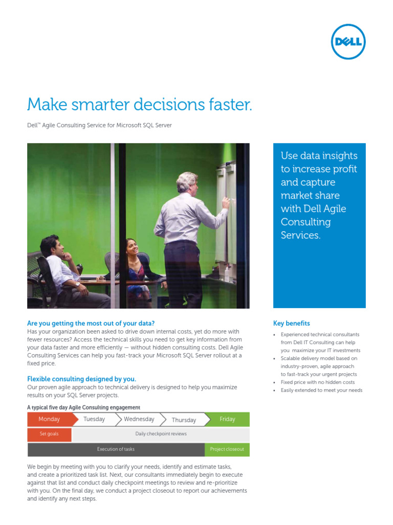 Agile Consulting Microsoft SQL Server Data Sheet | PDF | Databases | Microsoft Sql Server