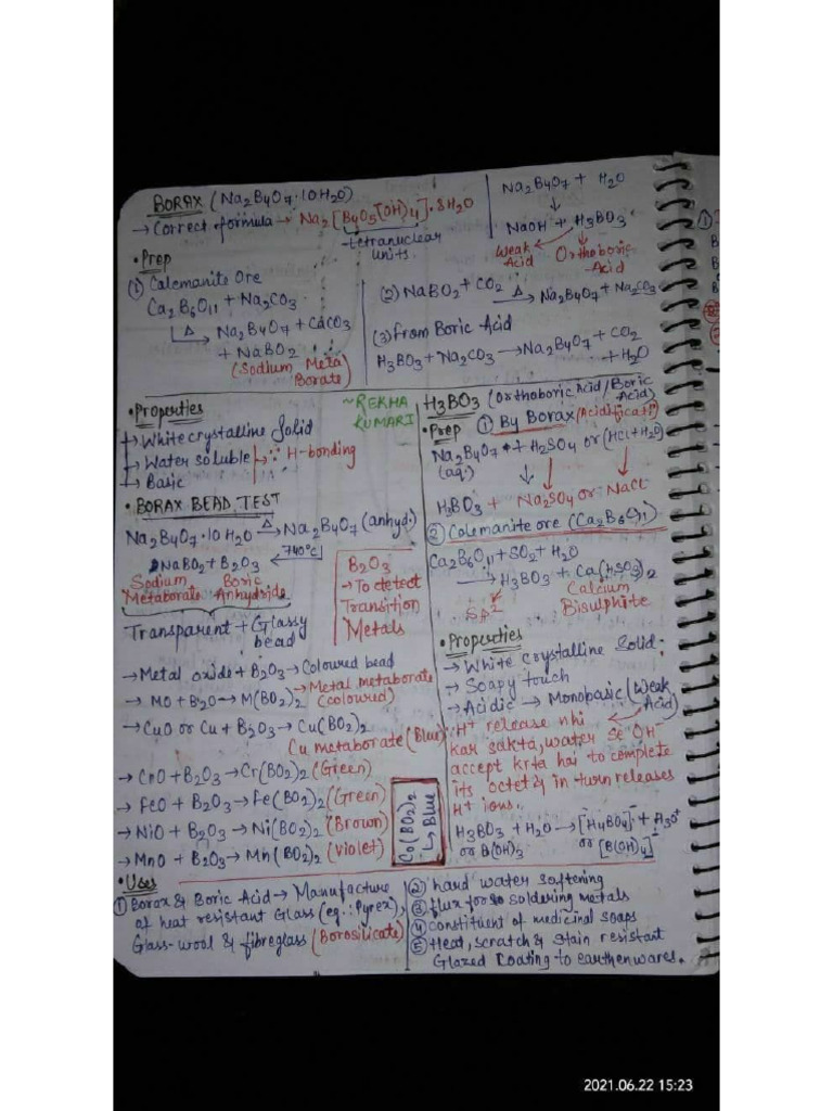 P Block Short Notes | PDF