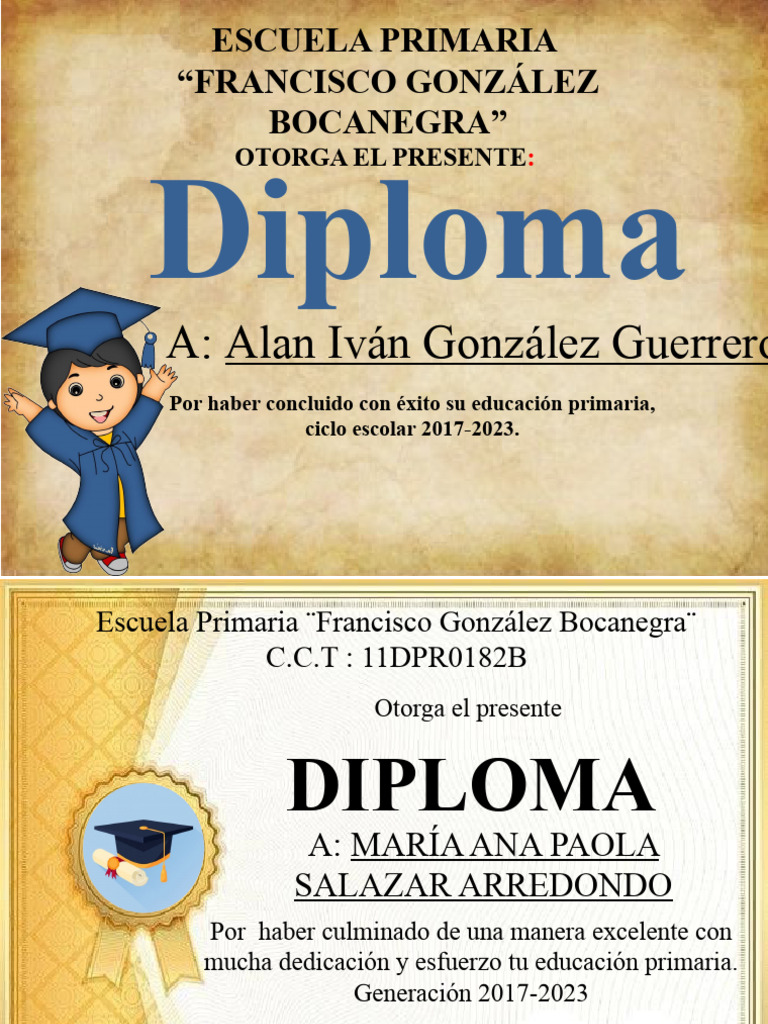 Diplomas Graduacion | PDF