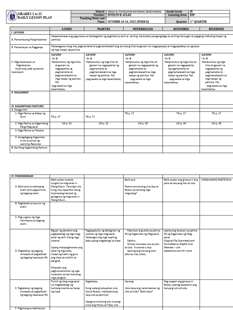 Sample DLP Esp | PDF