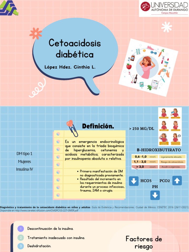 Guía de Cetoacidosis Diabética | PDF | Diabetes | Trastornos del ...