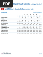 Timetable X51-X53 | PDF | Bus Transport | Routes