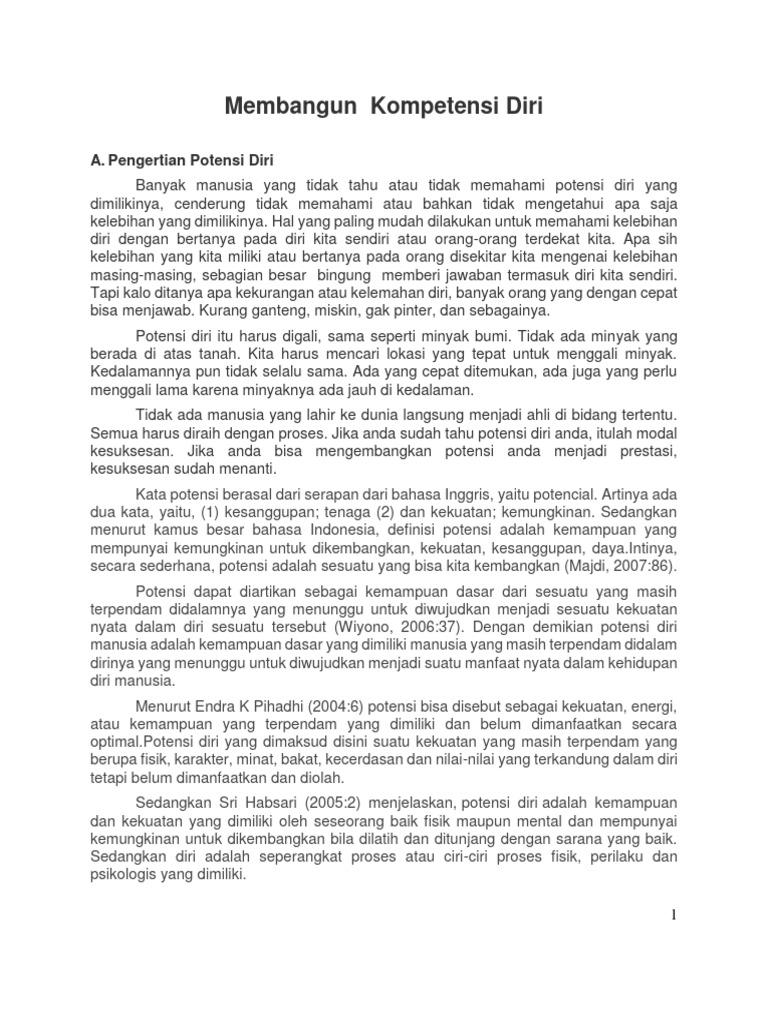 Menggali Potensi Diri | PDF | Sains & Matematika