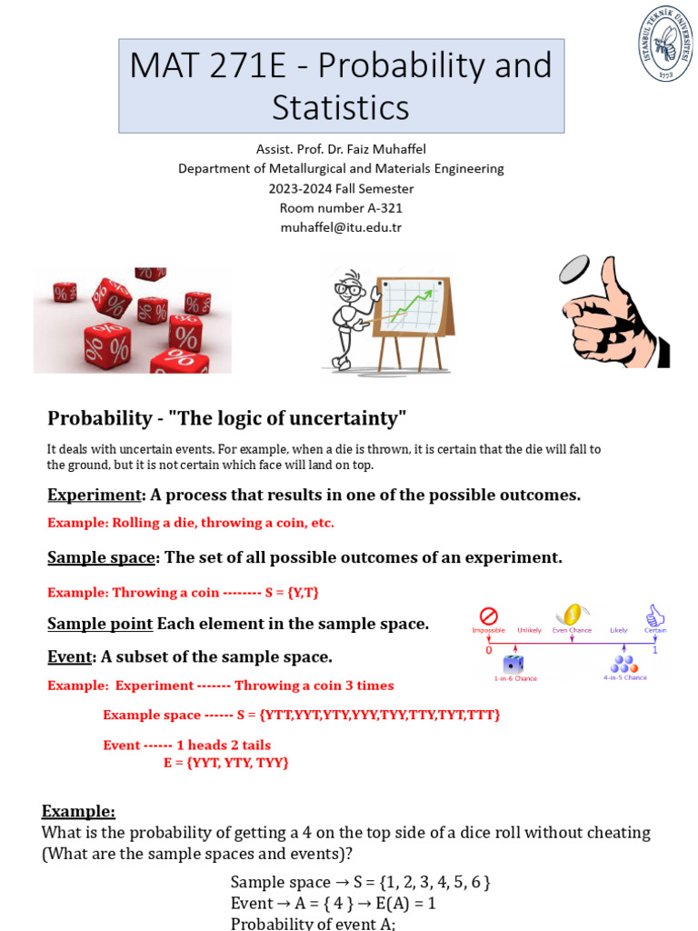 Week Probability and Statistics | Download Free PDF | Probability | Numbers
