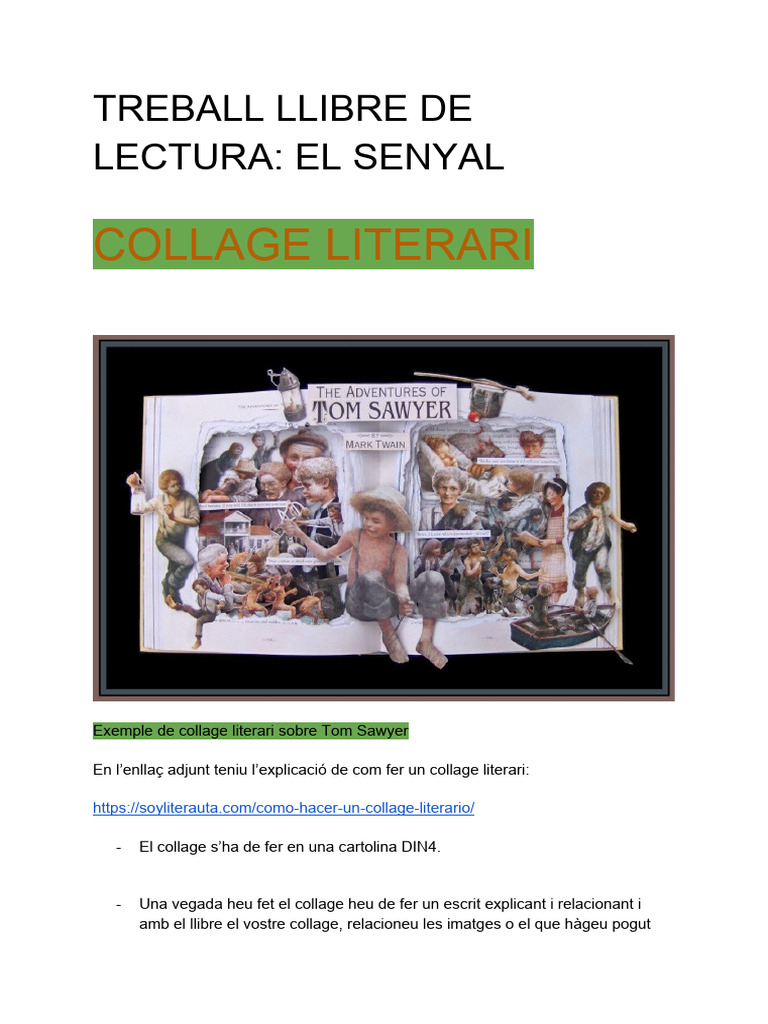Treball Llibre de Lectura - El Senyal | PDF