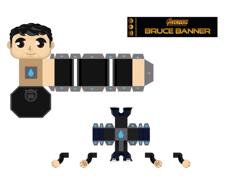 Bruce Banner (Infinity War) by Imagine Minipapercraft | PDF