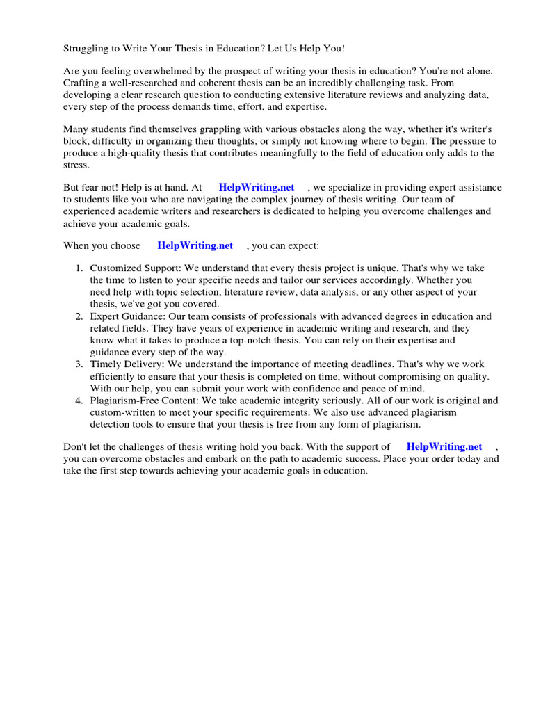 Example of Thesis Title in Education | Download Free PDF | Thesis | Apa ...
