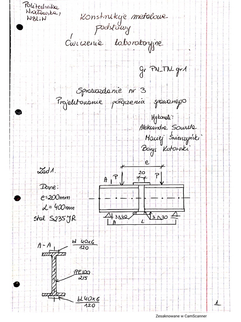 Sprawozdanie nr3 | PDF